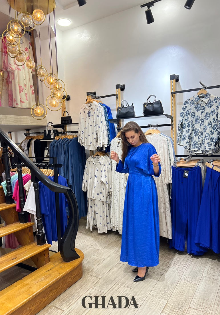 Robe satinée – GHADA FASHION