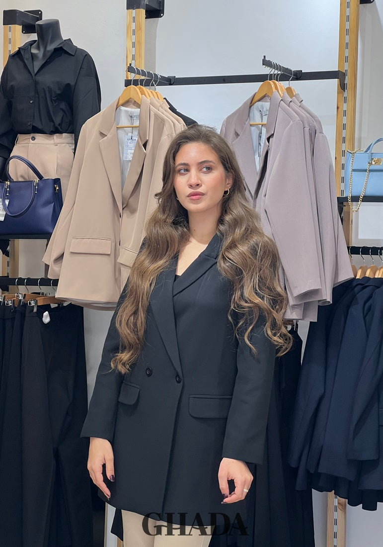 Veste en noir – GHADA FASHION